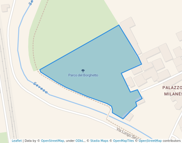 Parco del Borghetto in Paderno Dugnano | Map and Routes