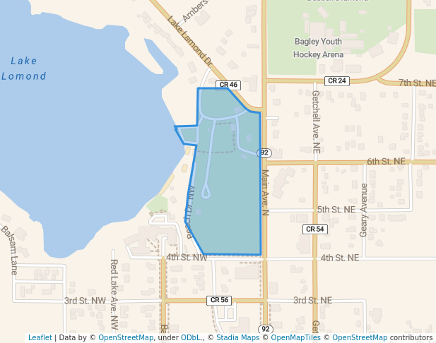 Bagley Lake Lamond Park/Campground in Bagley | Map and Routes