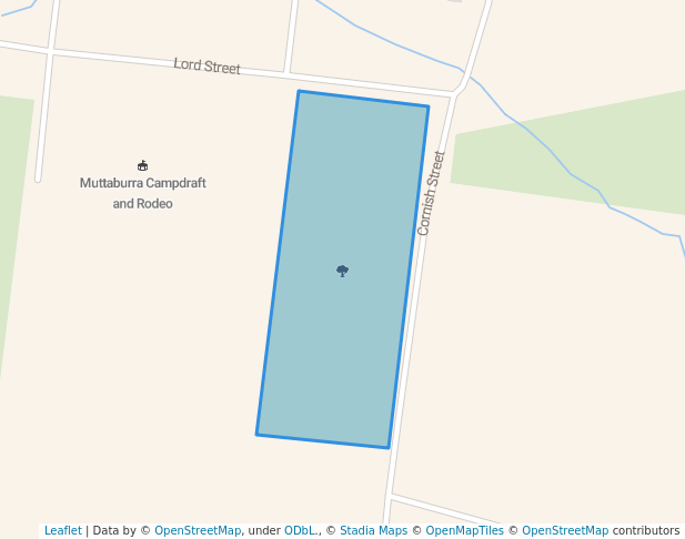 Reserve in Muttaburra | Map and Routes