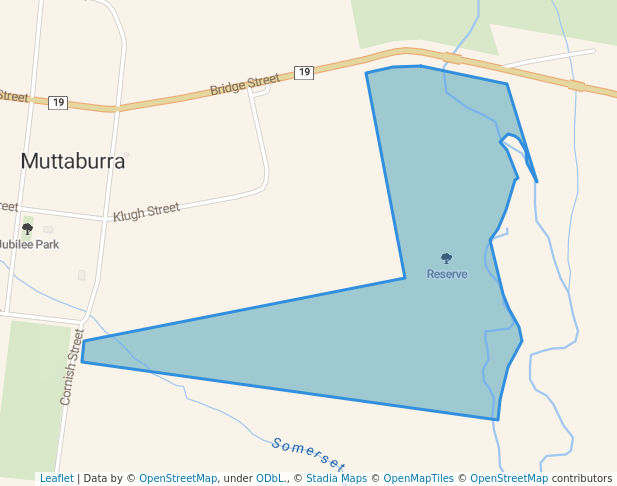 Reserve in Muttaburra | Map and Routes