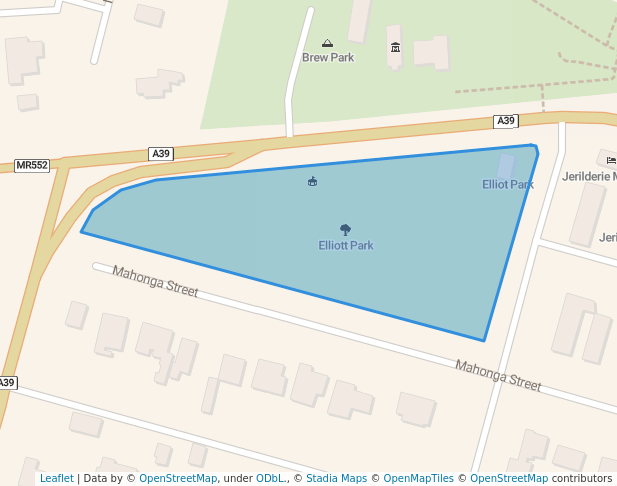 Elliott Park in Jerilderie | Map and Routes