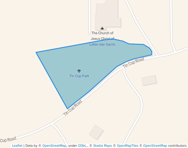 Tin Cup Park in Darby | Map and Routes