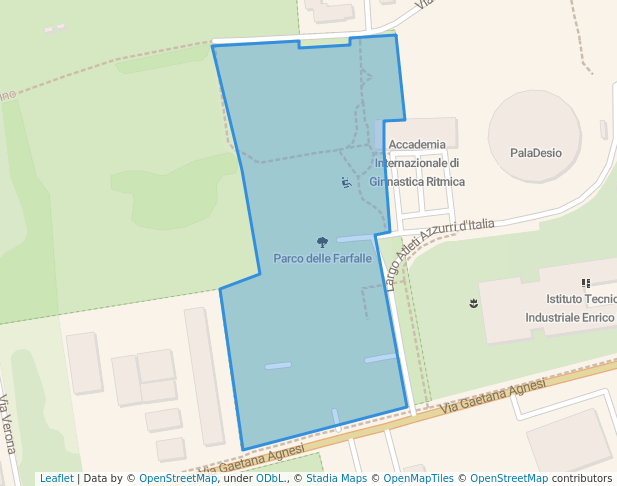 Parco di via Agnesi in Desio | Map and Routes
