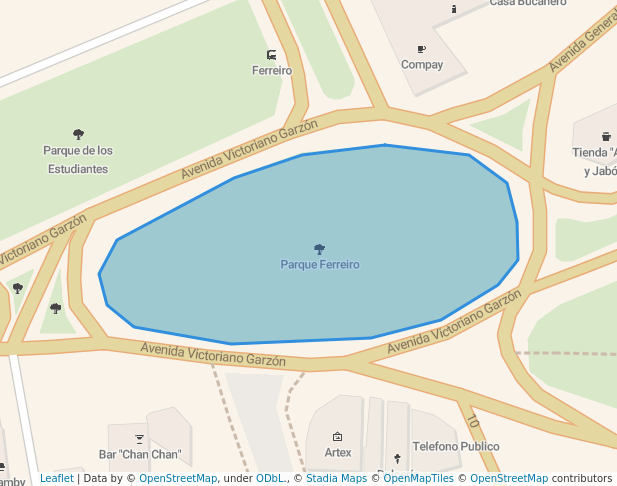 Parque Ferreiro in Santiago de Cuba | Map and Routes