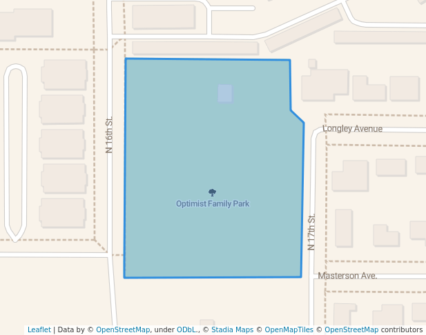 Optimist Family Park in Bismarck | Map and Routes