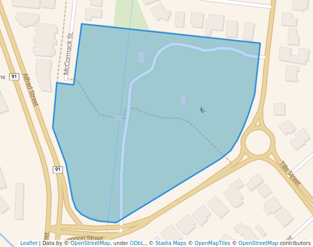 Lennon Park in Manunda | Map and Routes