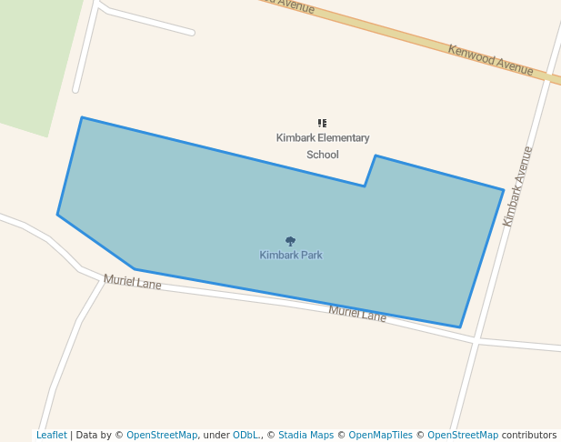 Kimbark Park in San Bernardino | Map and Routes