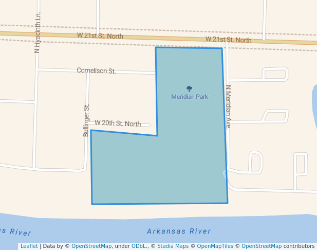 Meridian Park in Wichita | Map and Routes