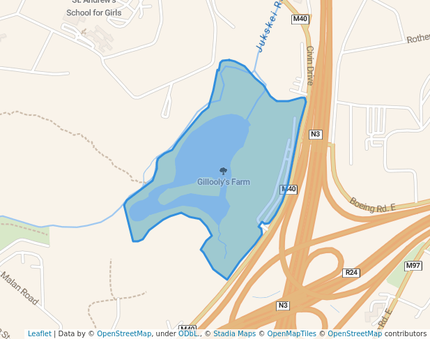 Gillooly's Farm in Germiston | Map and Routes