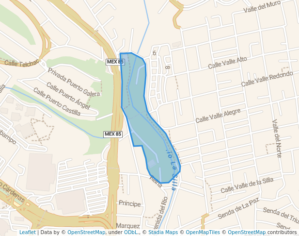Parque Canoas in Monterrey | Map and Routes
