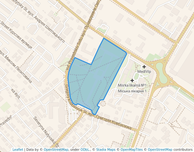 Парк Слави in Bila Tserkva | Map and Routes