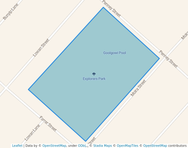 Explorers Park in Goolgowi | Map and Routes