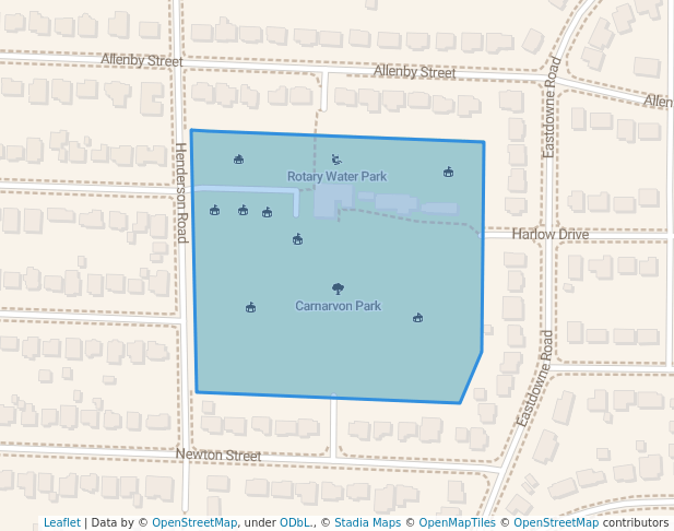 Carnarvon Park in Victoria | Map and Routes