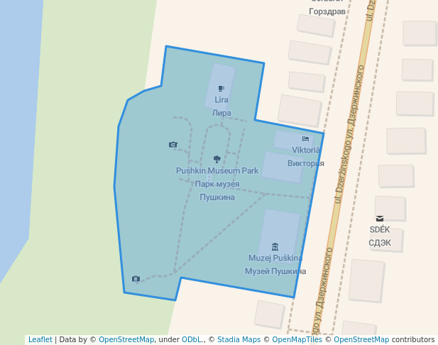 Pushkin Museum Park in Torzhok | Map and Routes