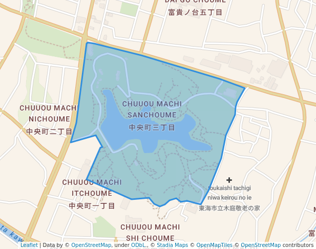 大池公園 in Tokai | Map and Routes