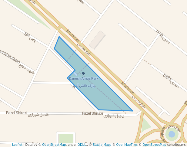 Danesh Amuz Park in Borujerd | Map and Routes