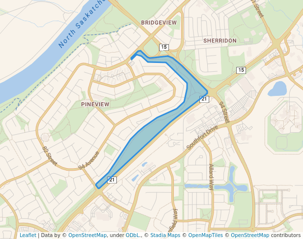 Inglis Park in Fort Saskatchewan | Map and Routes
