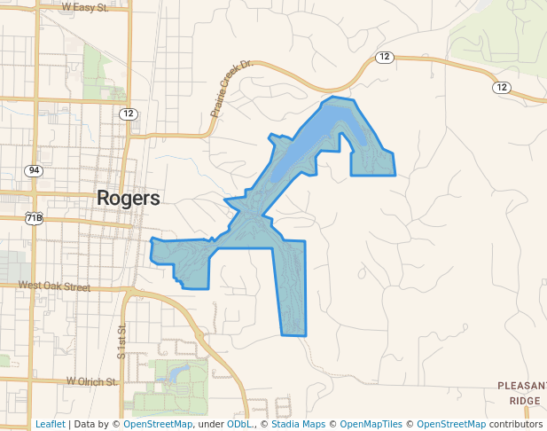 The Railyard in Rogers | Map and Routes
