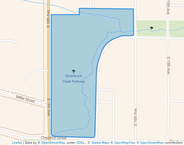 Silverbrook Creek Parkway in West Bend | Map and Routes