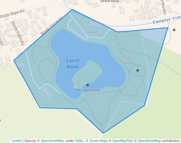 Parc Lacul Noua in Brașov | Map and Routes