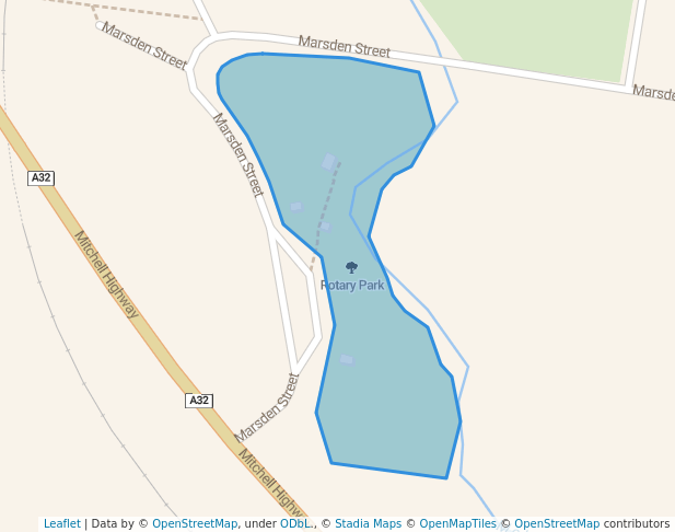 Rotary Park in Molong | Map and Routes