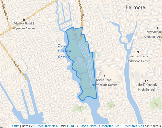 Newbridge Road Park in Bellmore | Map and Routes