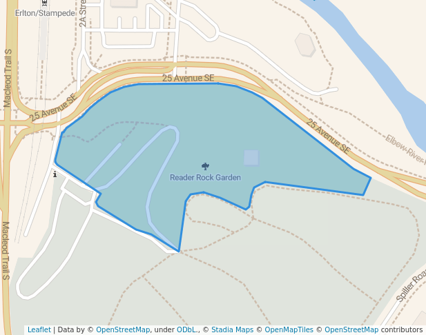 Reader Rock Garden in Calgary | Map and Routes