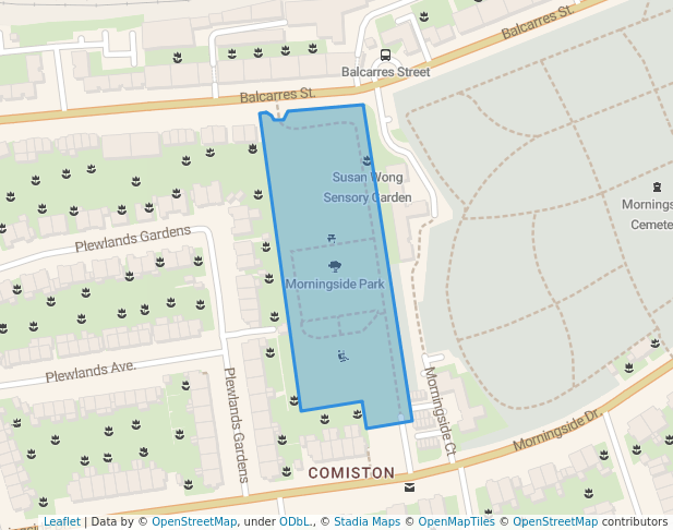 Morningside Park in Edinburgh | Map and Routes