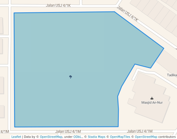 Residential Park in Subang Jaya | Map and Routes