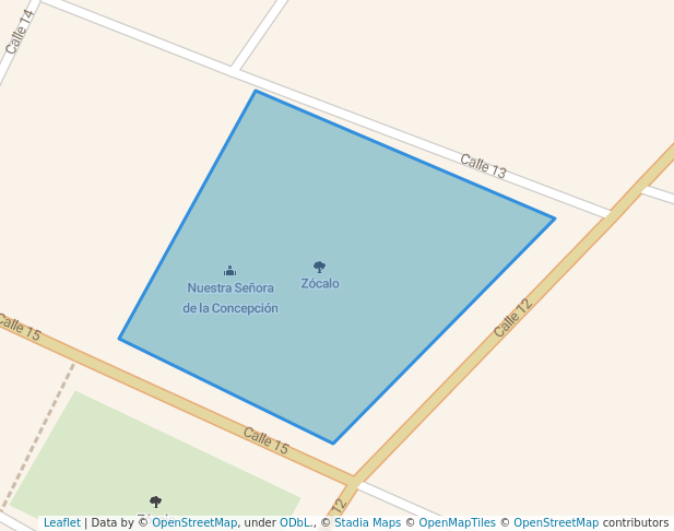 Zócalo in Pomuch | Map and Routes