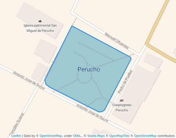 Parque de Perucho in Perucho | Map and Routes
