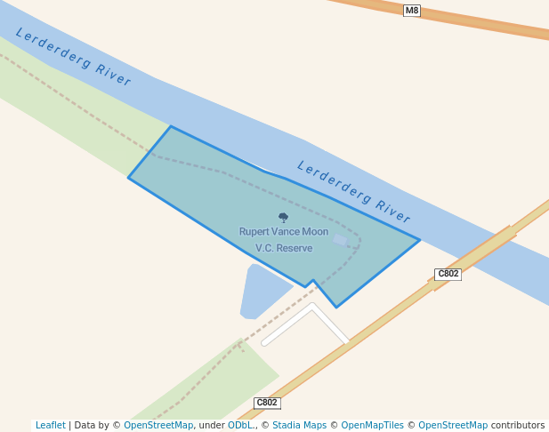 Rupert Vance Moon V.C. Reserve in Bacchus Marsh | Map and Routes