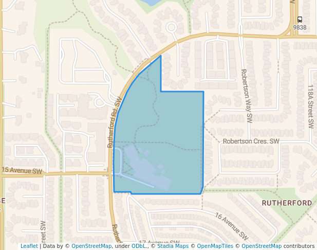 Alexander Rutherford Park in Edmonton | Map and Routes