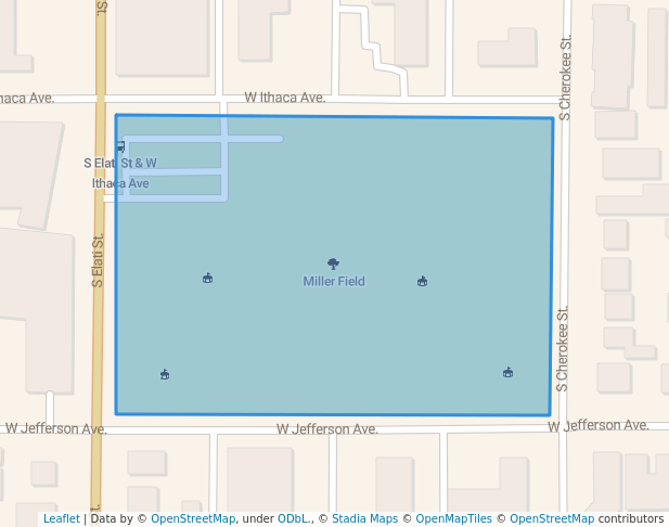 Miller Field in Englewood | Map and Routes