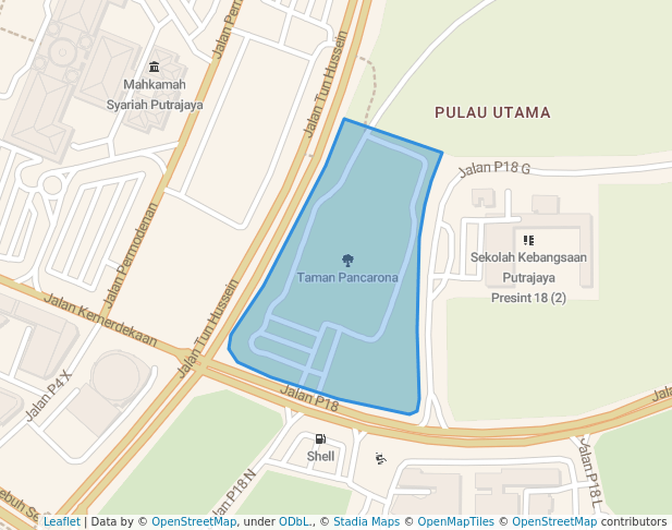 Taman Pancarona in Putrajaya | Map and Routes