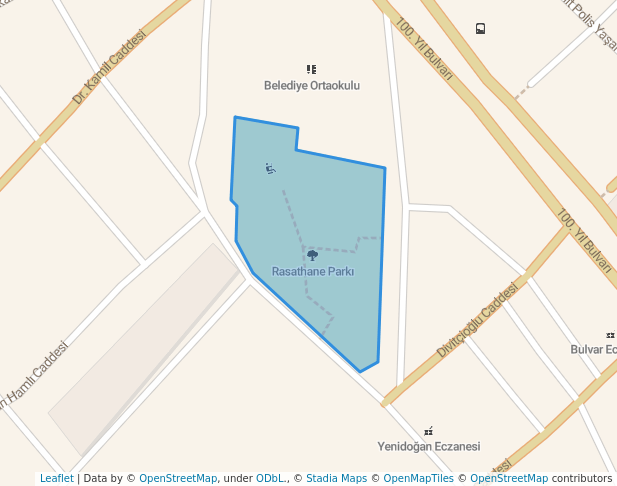 Rasathane Parkı in Samsun | Map and Routes