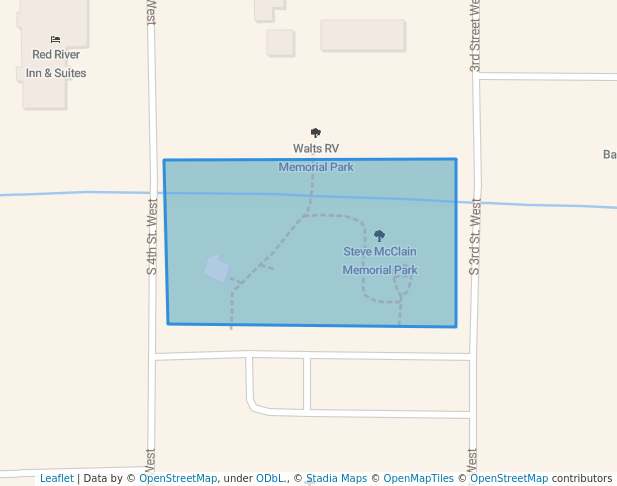 Baker City Park in Baker | Map and Routes