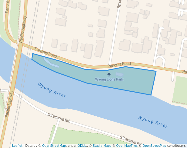 Wyong Lions Park in Tuggerah | Map and Routes