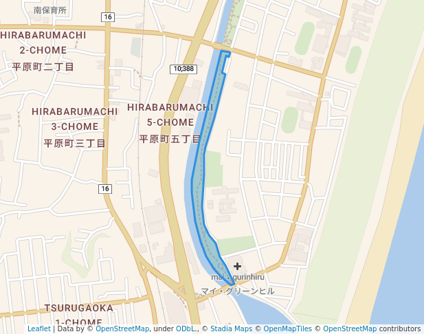 浜川公園 in Nobeoka | Map and Routes