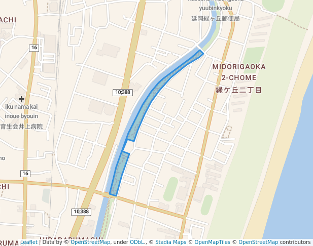 浜川公園 in Nobeoka | Map and Routes