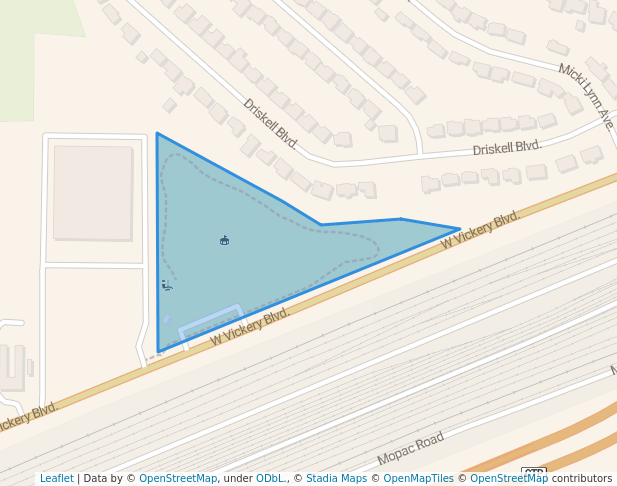 Collett Park in Fort Worth | Map and Routes