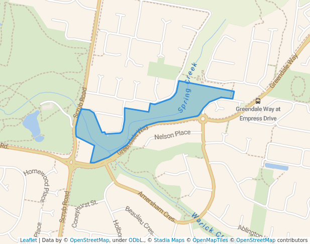 Woodland Street Park in Carindale | Map and Routes
