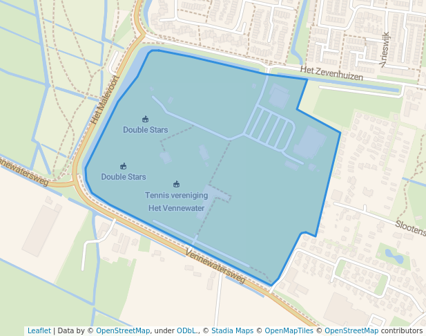 Sportpark Het Vennewater in Heiloo | Map and Routes