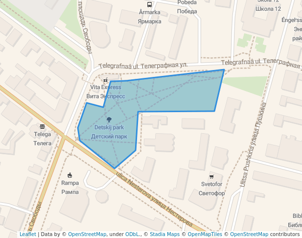 Детский парк in Engels | Map and Routes