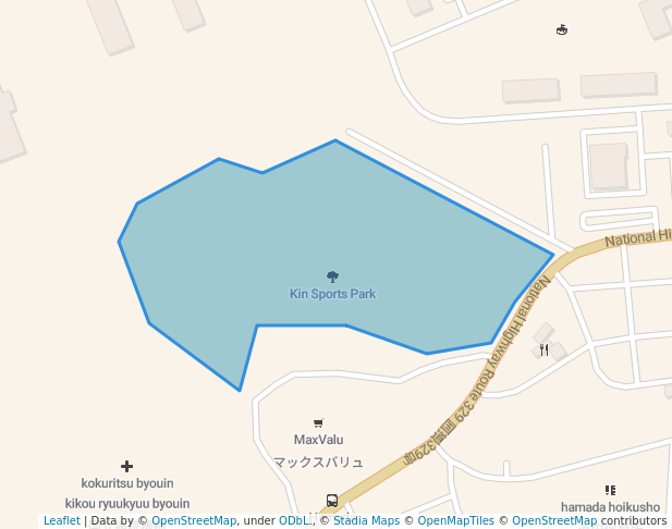 Kin Sports Park in Kin | Map and Routes