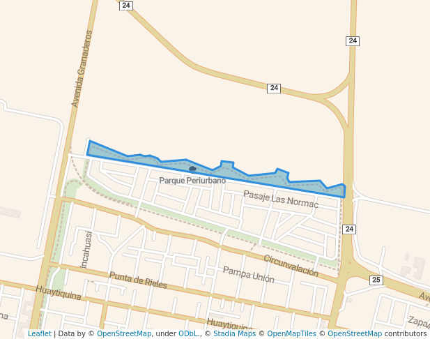 Parque Periurbano in Calama | Map and Routes