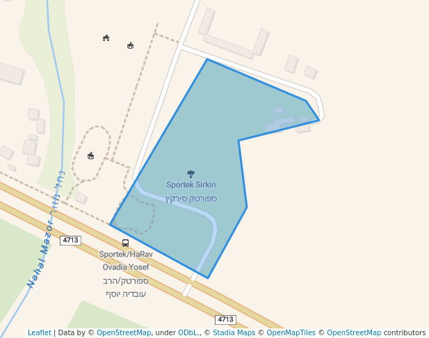 Sportek Sirkin in Petah Tikva | Map and Routes