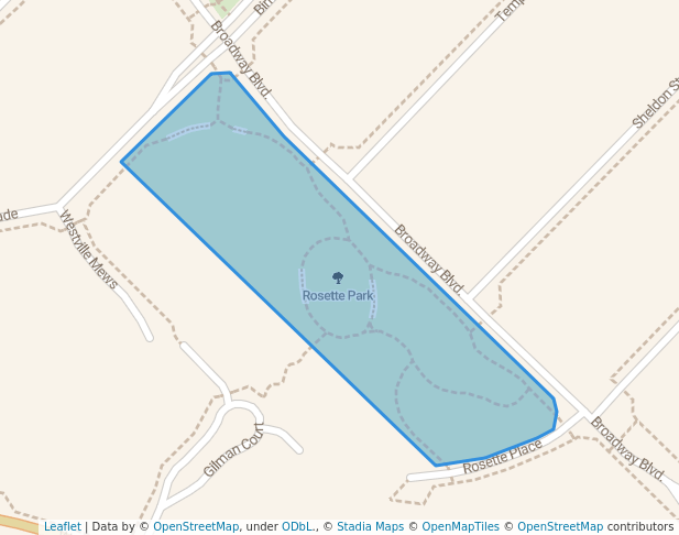 Rosette Park in Piara Waters | Map and Routes