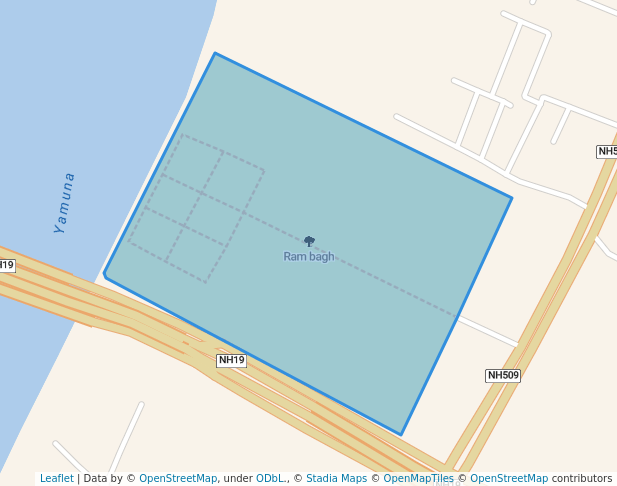 Ram bagh in Agra | Map and Routes