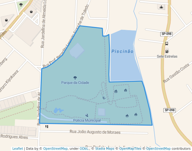 Parque da Cidade in Mogi das Cruzes | Map and Routes